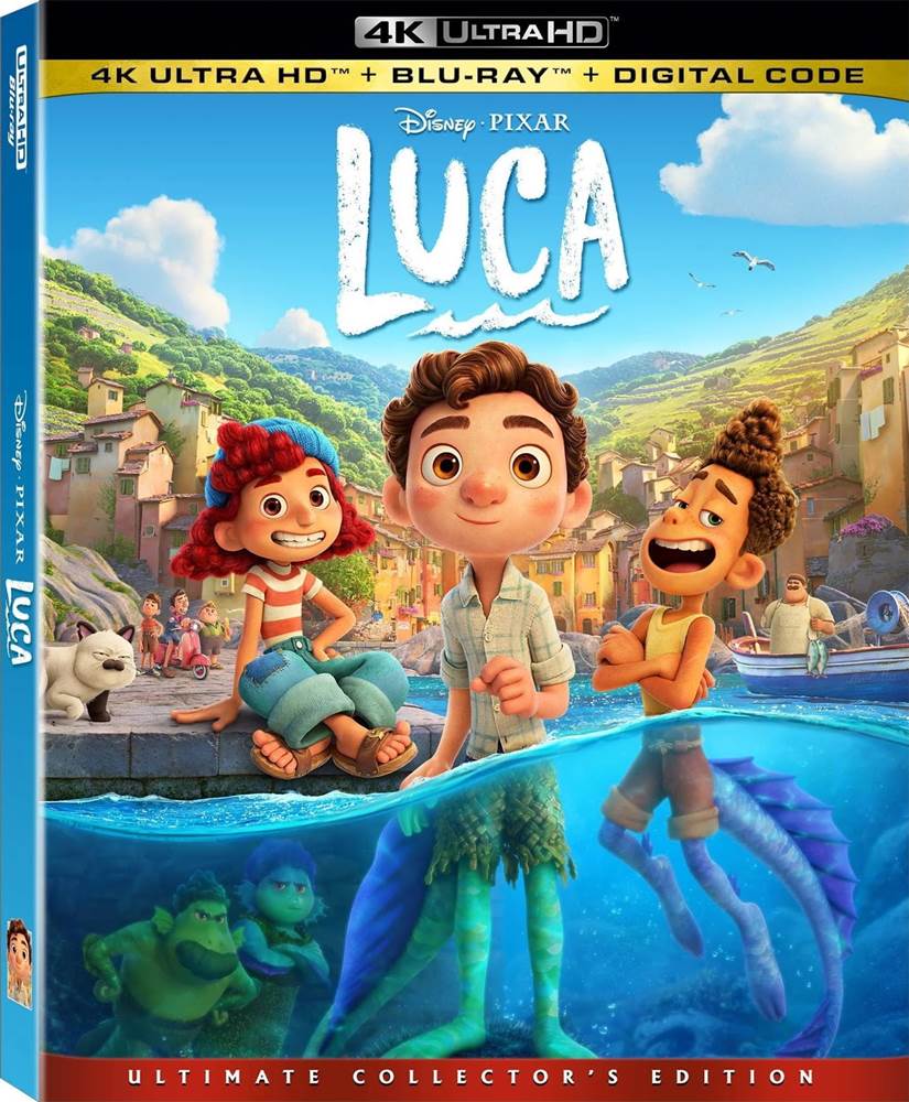 4K/Blu-Ray/Digital Review: Pixar's "Luca" Comes Home with New Bonus ...