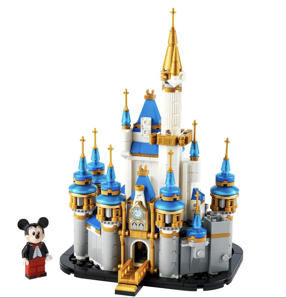 WDW 50 - LEGO Mini Disney Castle Revealed for Walt Disney World's 50th ...