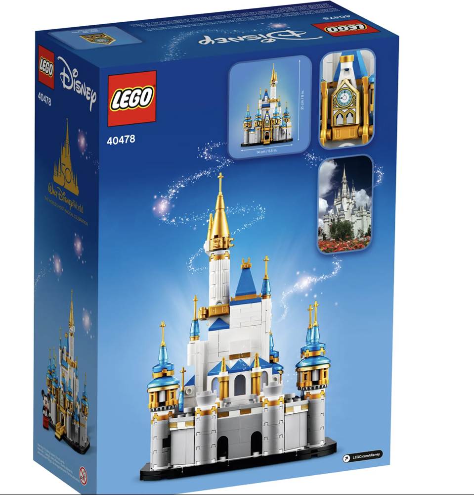 WDW 50 - LEGO Mini Disney Castle Revealed for Walt Disney World's 50th ...