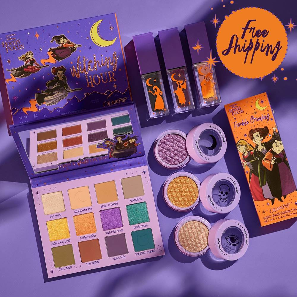 Bewitching New "Hocus Pocus" Makeup Collection Comes to ColourPop