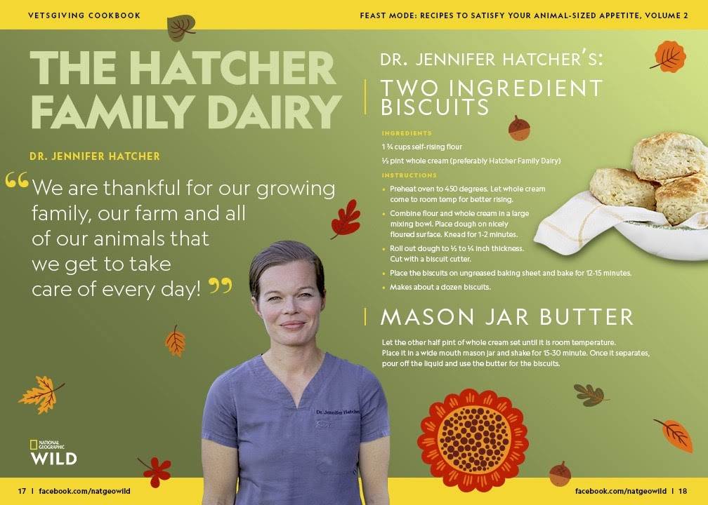 Exclusive First Look at Nat Geo WILD's 2021 Vetsgiving Cookbook with ...