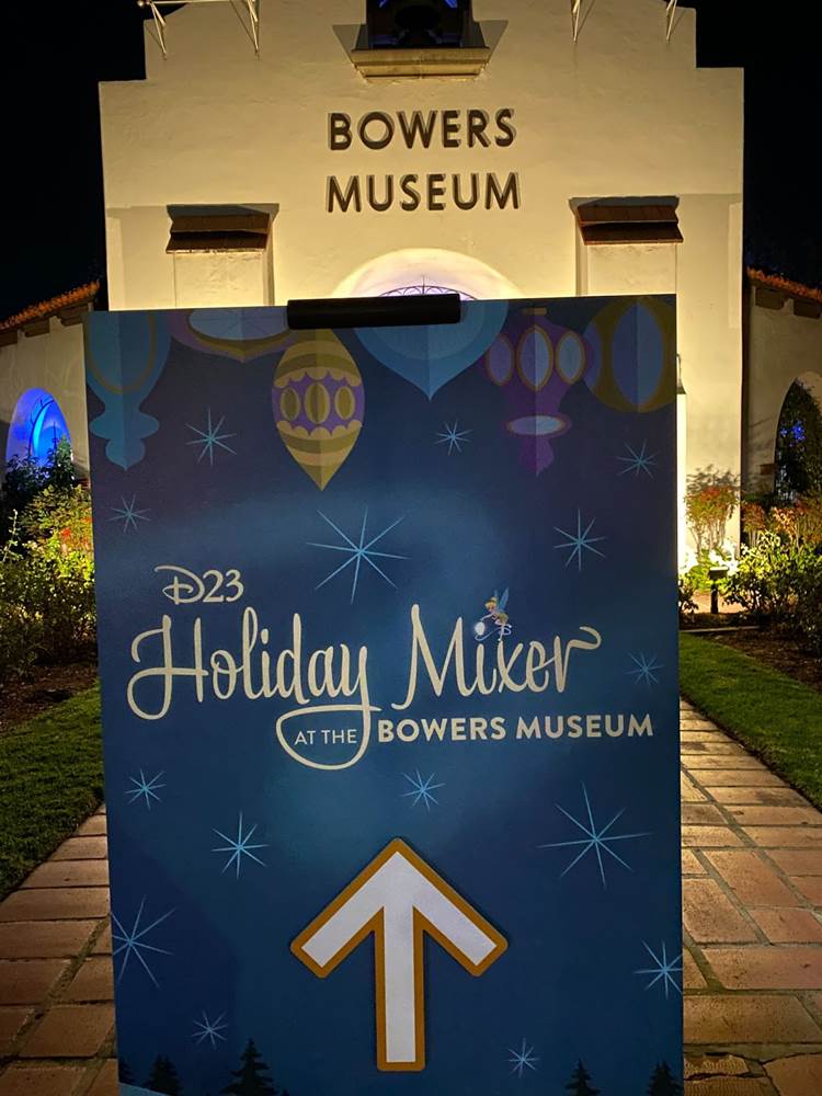 Event Recap: D23 Holiday Mixer at the Bowers Museum - LaughingPlace.com