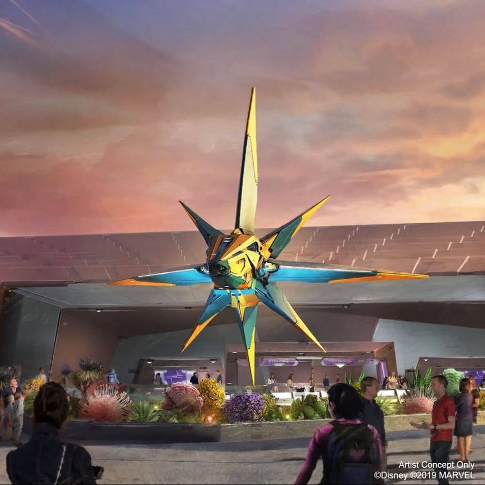Nova Corps Starblaster Installation Begins at Guardians of the Galaxy ...