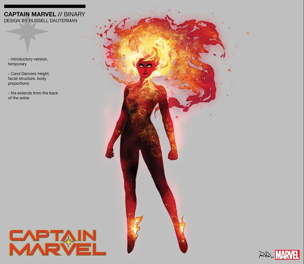 The Origins and Powers of Binary to be Explored in "Captain Marvel #36 ...