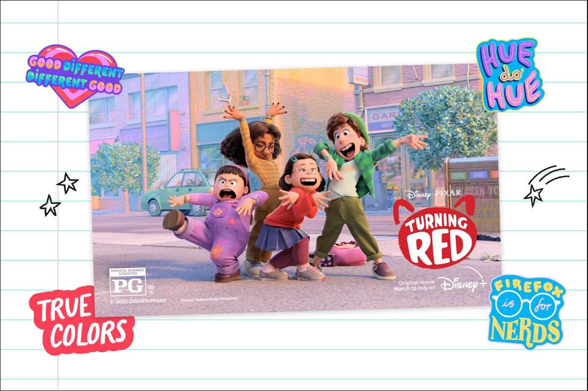 "Turning Red" and Firefox Team Up to Take on The Internet With New ...