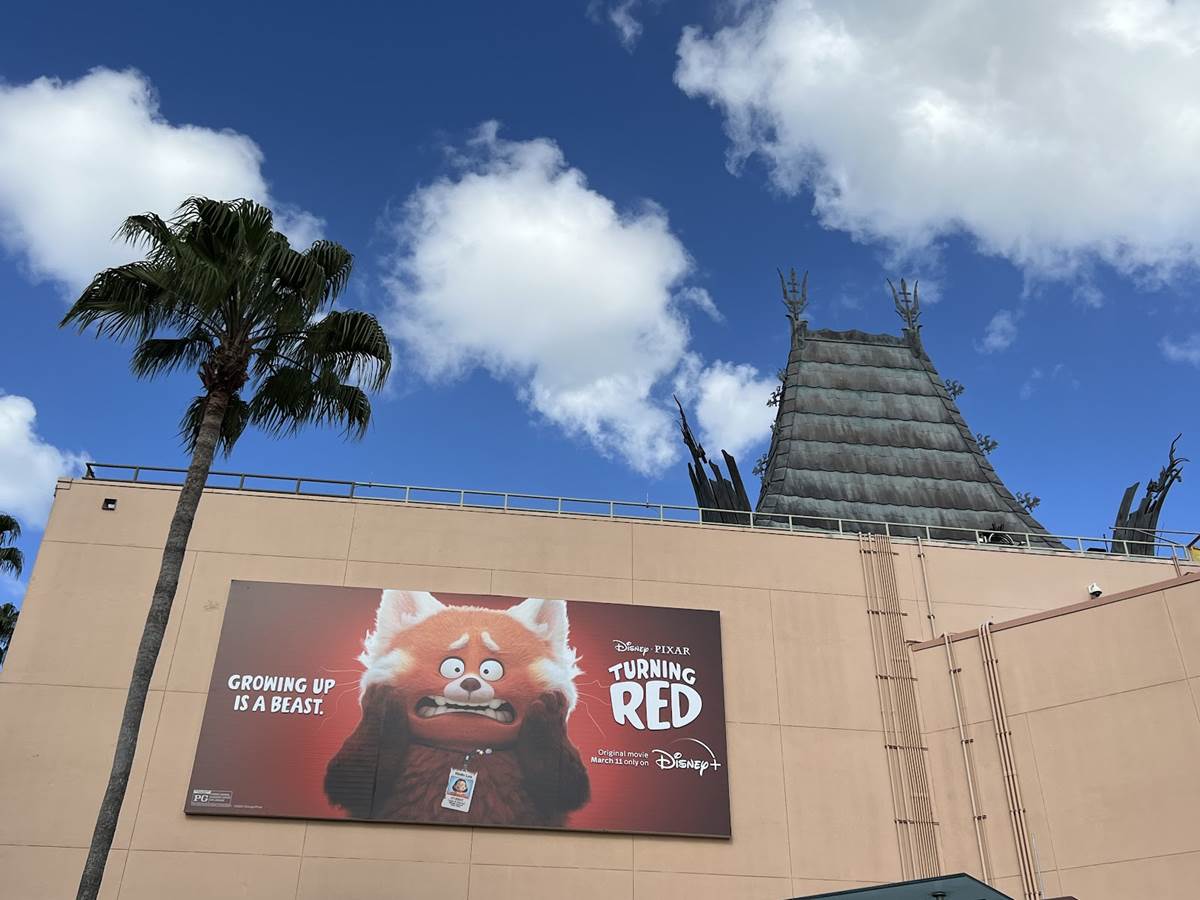 Extended Preview of “Turning Red” Now Playing On Big Screen Of “Walt ...