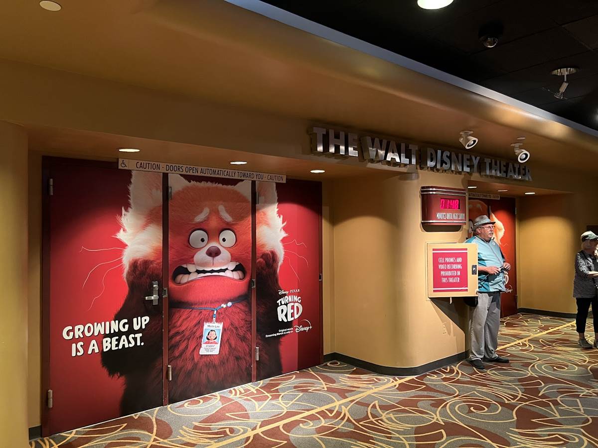 Extended Preview of “Turning Red” Now Playing On Big Screen Of “Walt ...