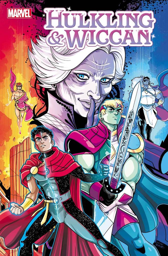 Hulkling & Wiccan Take on Agatha Harkness in New Marvel Comics Series ...