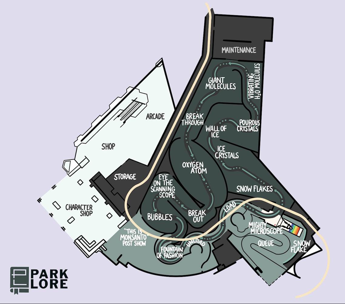 Layouts of Your Favorite Attractions From Past to Present