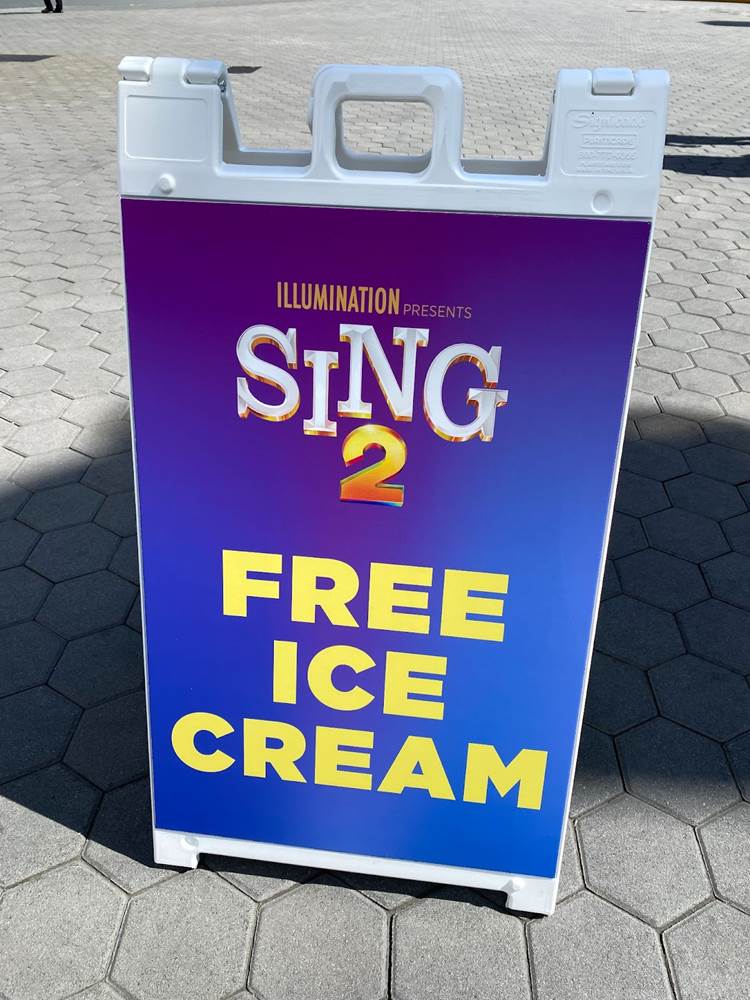Photos: "Sing 2" Activation Offers Photo Op, Free Ice Cream This ...