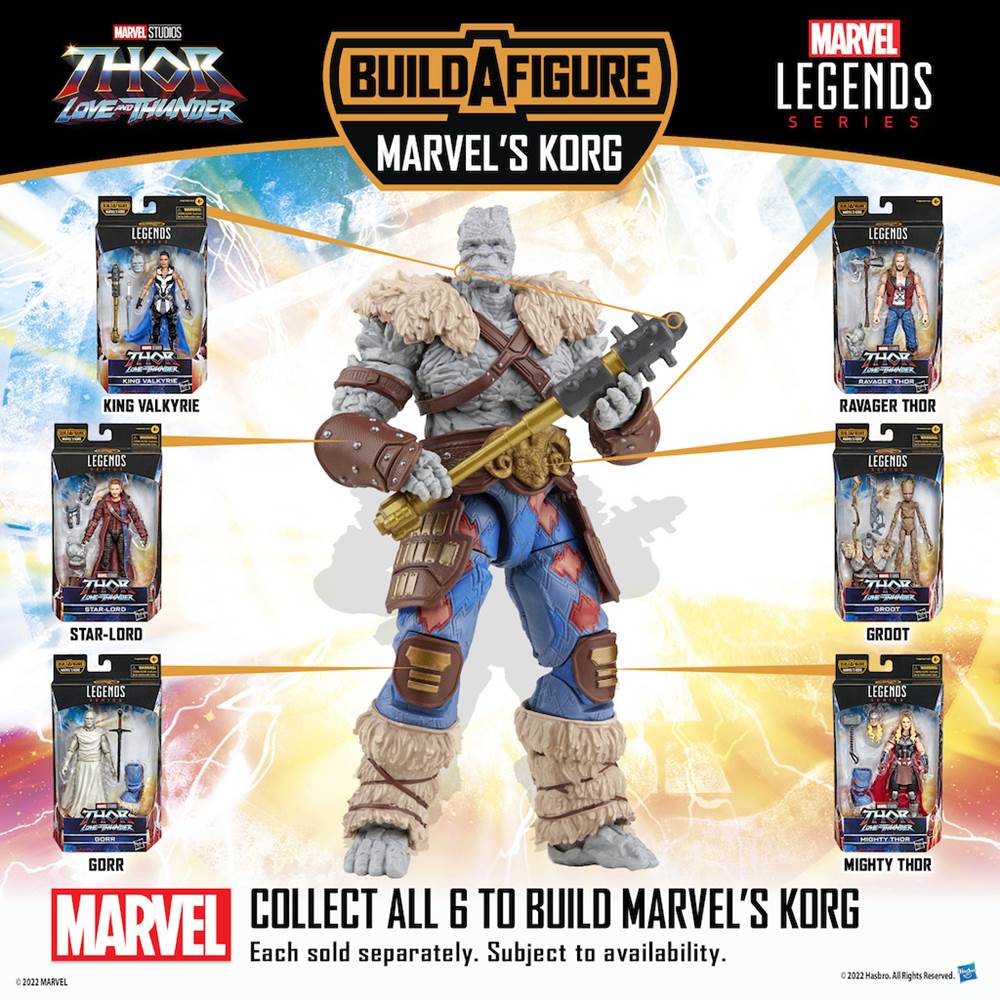 Hasbro Reveals "Thor: Love and Thunder" Marvel Legends Action Figures