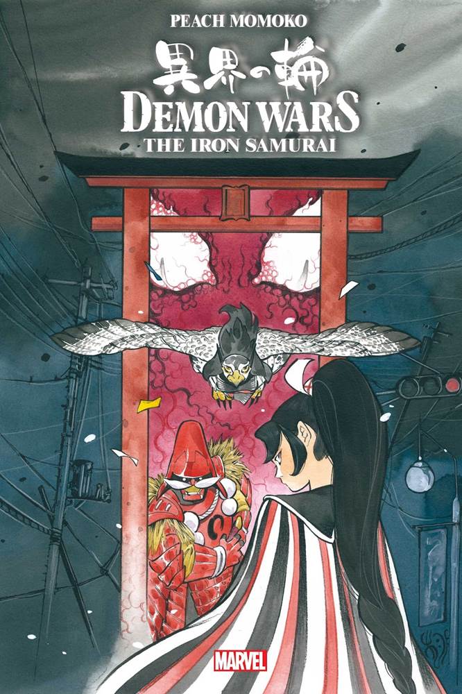 Peach Momoko Reimagines Marvel's "Civil War" in "Demon Wars: The Iron ...