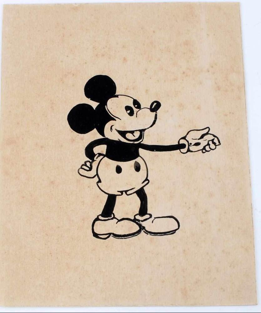 Questionable Mickey Mouse Drawing Up For Auction - LaughingPlace.com