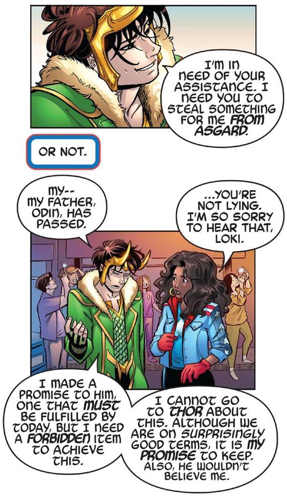 America Chavez and Loki Work Together in New Infinity Comic on Marvel Unlimited - LaughingPlace.com