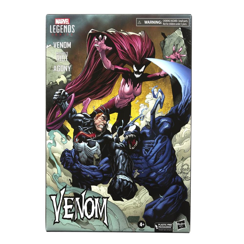 Venom, Riot and Agony Featured in Amazon Exclusive Marvel Legends Venom ...