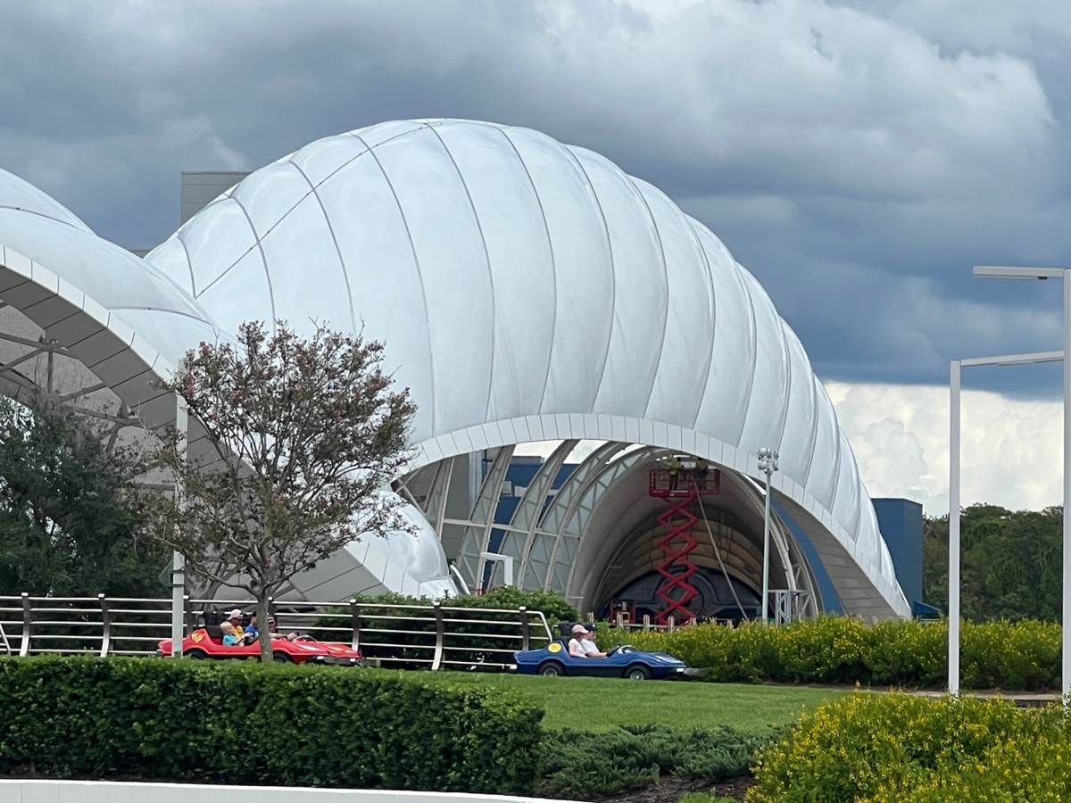 Photos: TRON Lightcycle / Run Construction Update at the Magic Kingdom ...