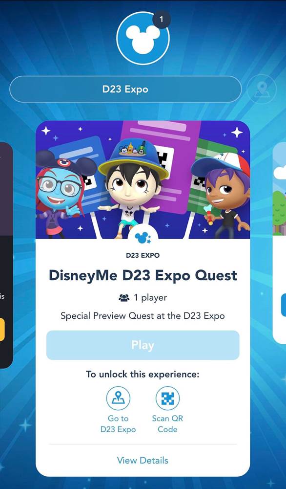 The DisneyMe D23 Expo Quest is Now Live On the Play Disney App