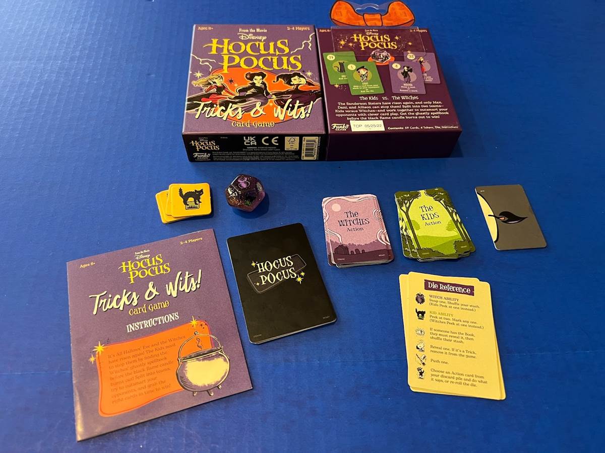 Game Review: Disney Hocus Pocus Tricks & Wits Card Game from Funko Games - LaughingPlace.com