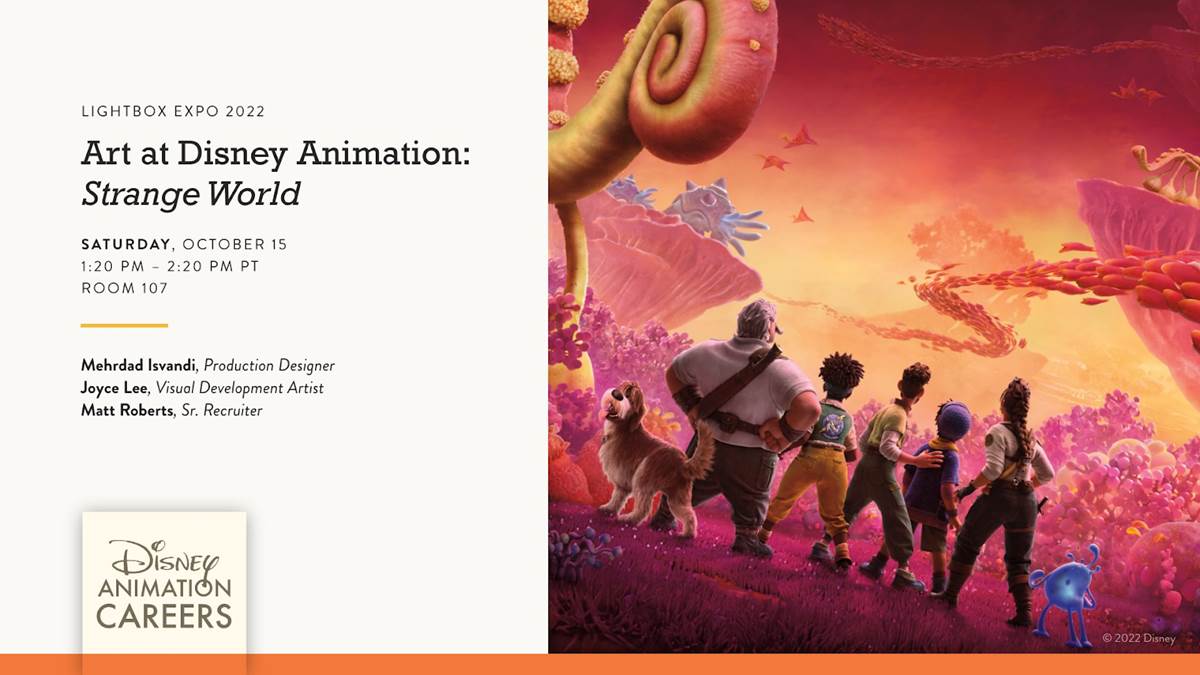 LightBox Expo Recap: "Art at Disney Animation: Strange World" with ...