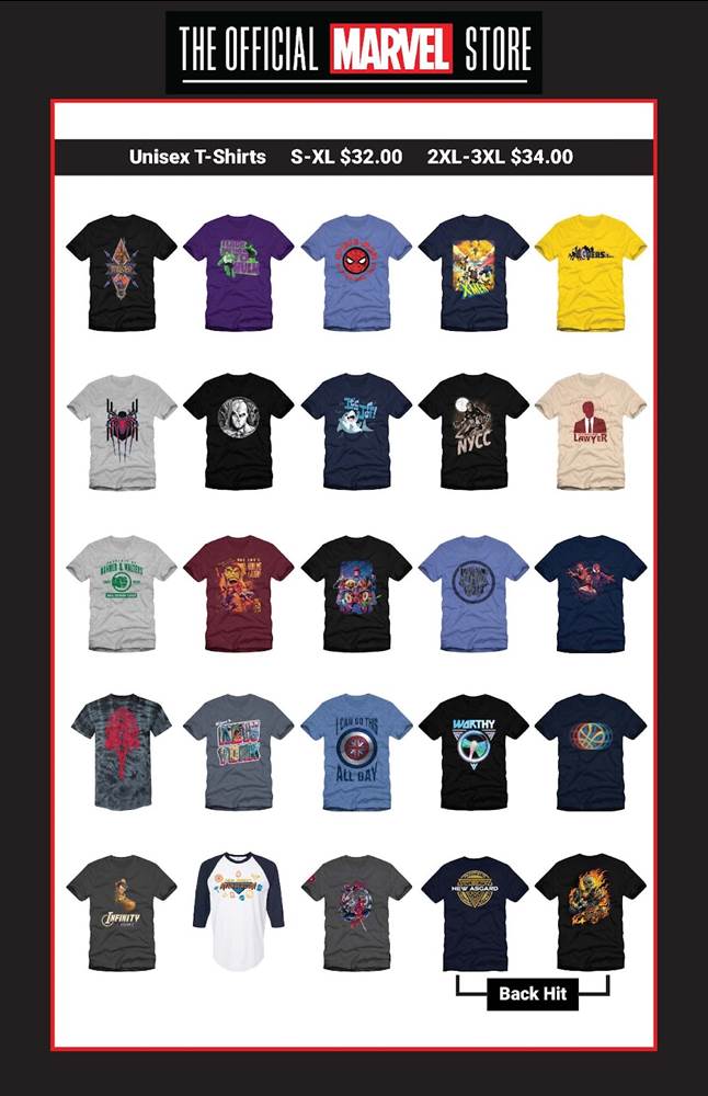 Marvel Shares Full Schedule and Exclusive Merchandise for New York ...