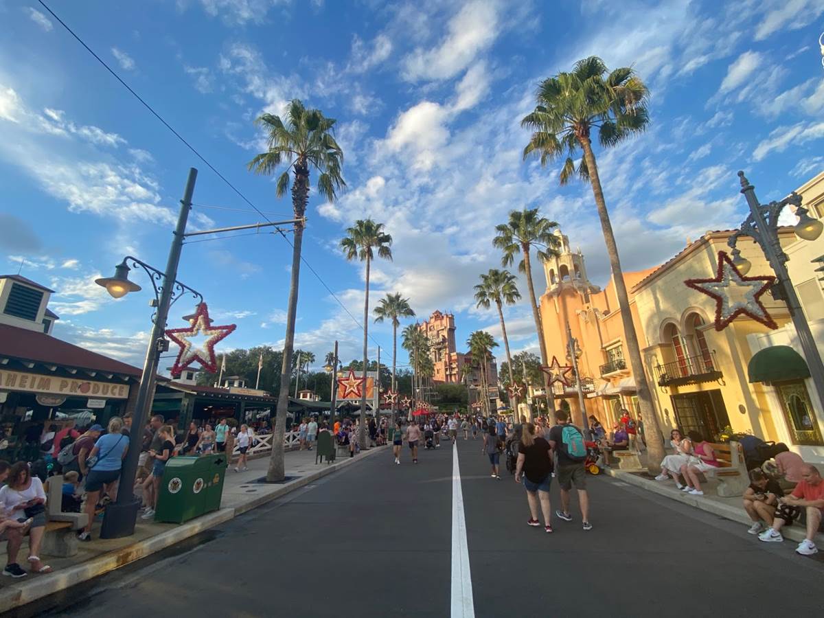 Photos: Holiday Decorations Appear Along Sunset Blvd. at Disney's ...