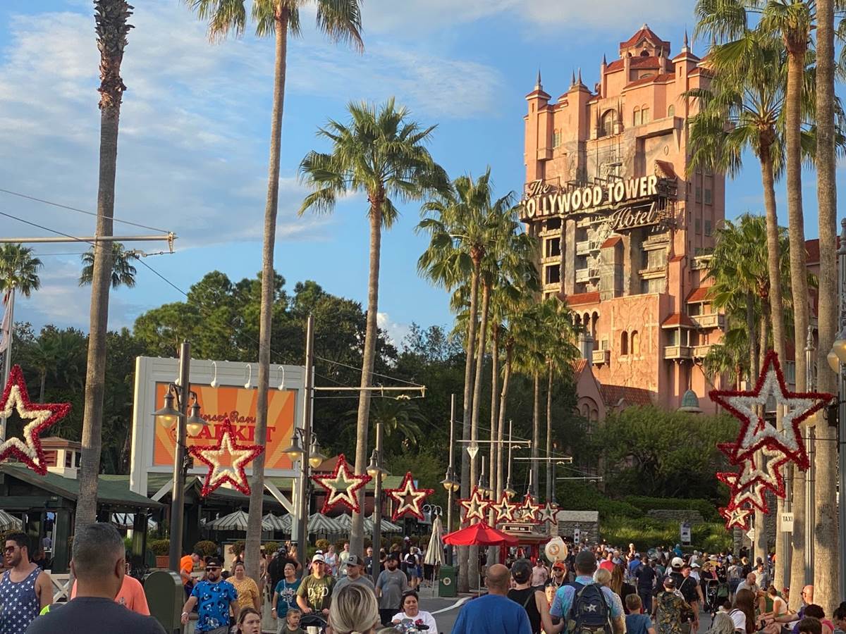 Photos: Holiday Decorations Appear Along Sunset Blvd. at Disney's ...