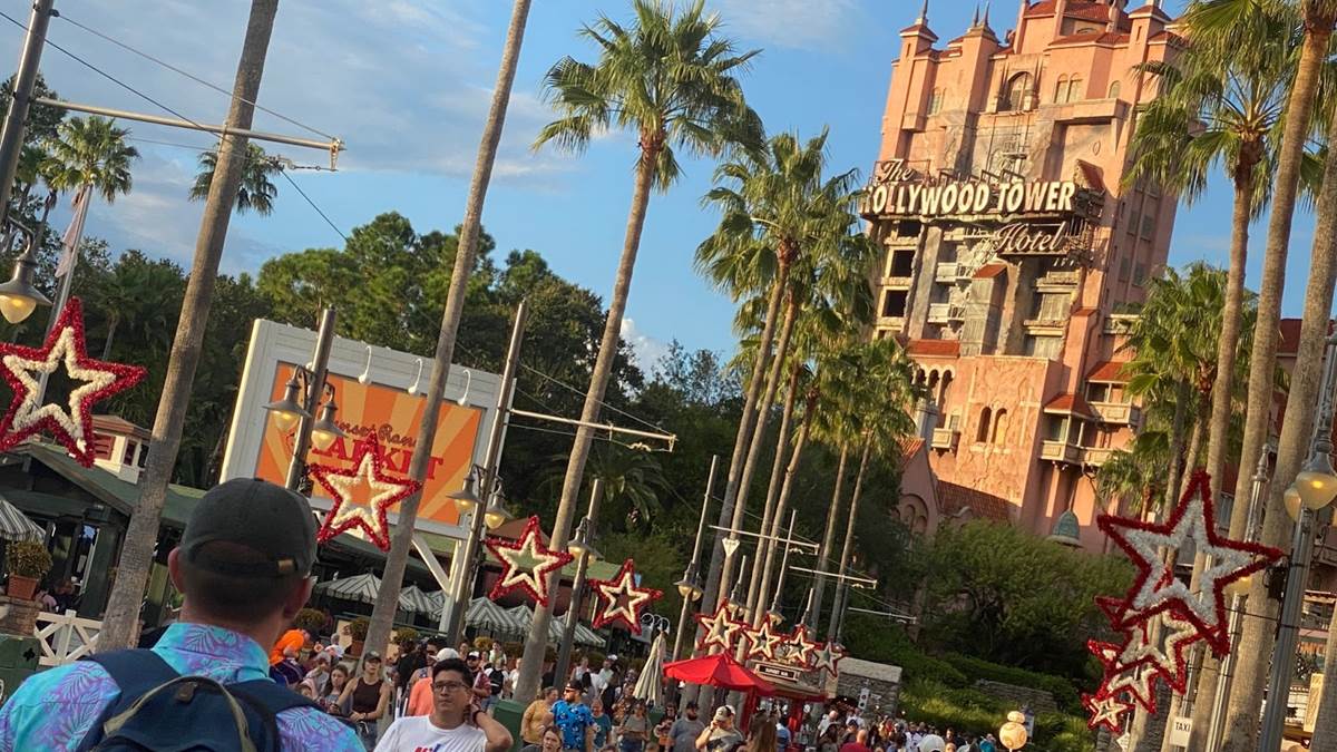 Photos: Holiday Decorations Appear Along Sunset Blvd. at Disney's ...