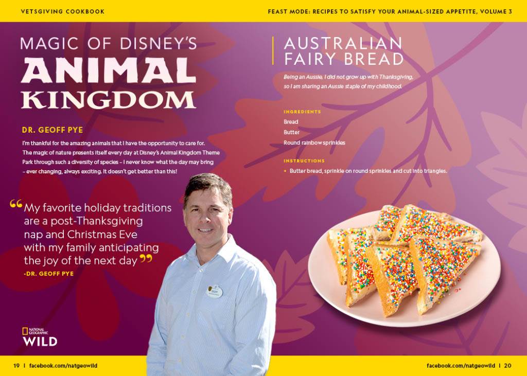 Exclusive First Look at Nat Geo WILD’s 2022 Vetsgiving Cookbook ...