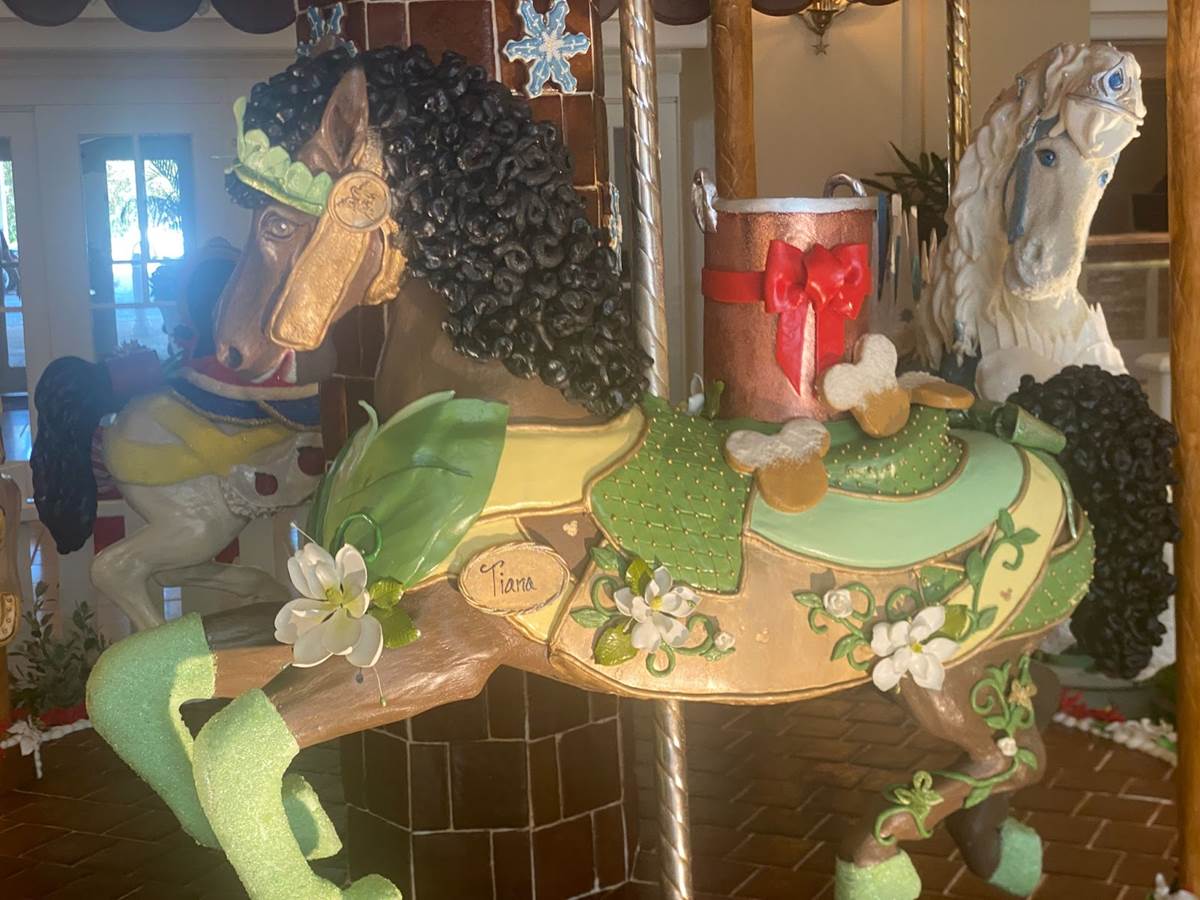The 22nd Annual Gingerbread Carousel Now On Display at Disneys Beach ...