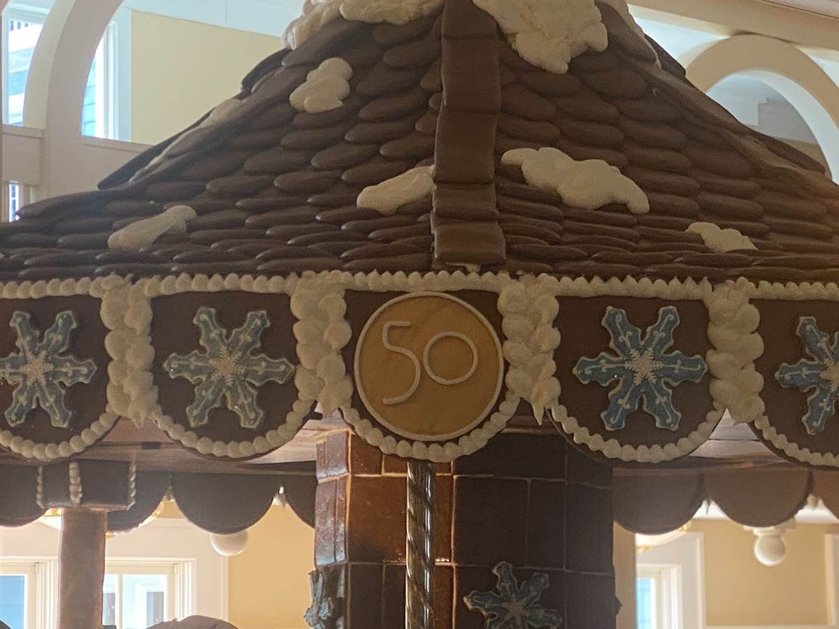 The 22nd Annual Gingerbread Carousel Now On Display at Disneys Beach ...