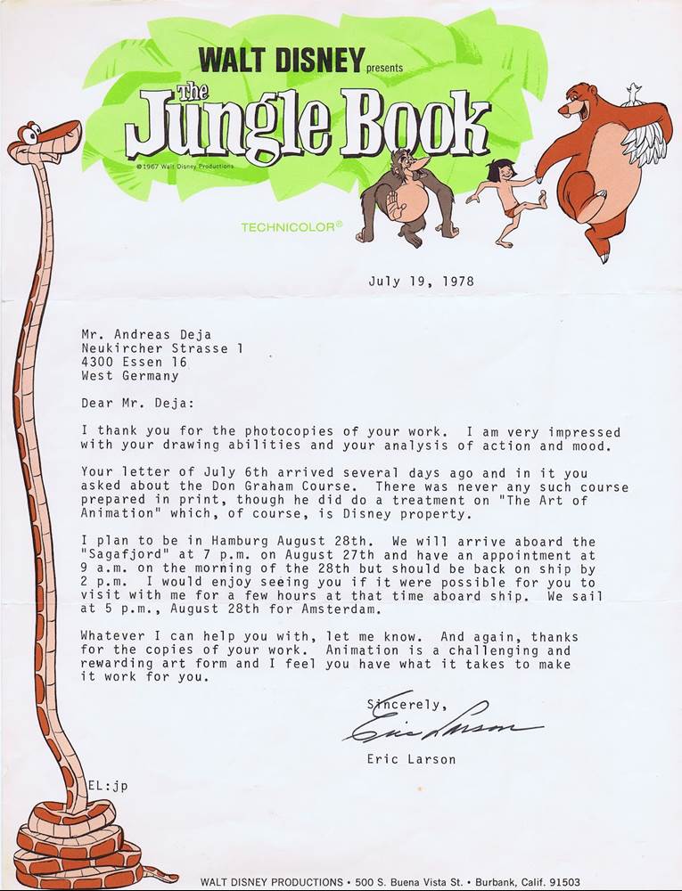 Andreas Deja and Floyd Norman Reflect on "The Jungle Book" And Its Walt ...