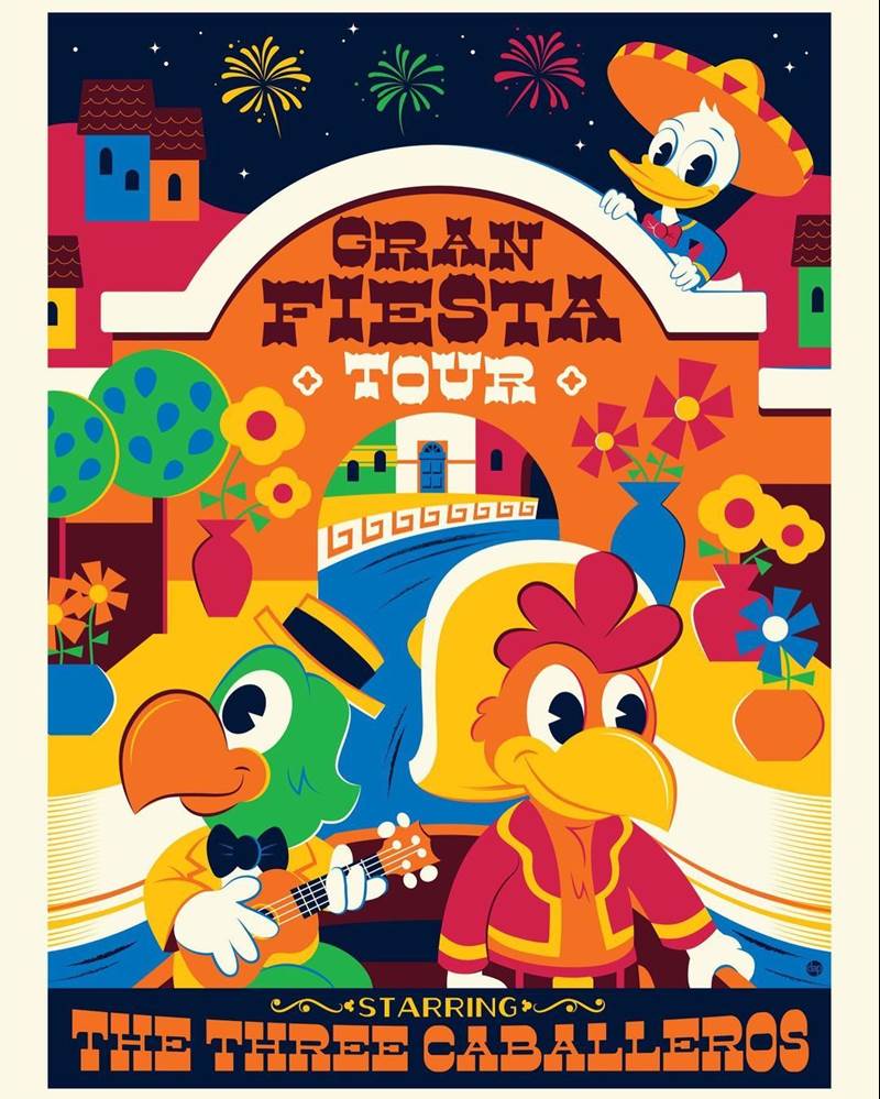 Artist Dave Perillo Previews Gran Fiesta Tour Art for the EPCOT ...