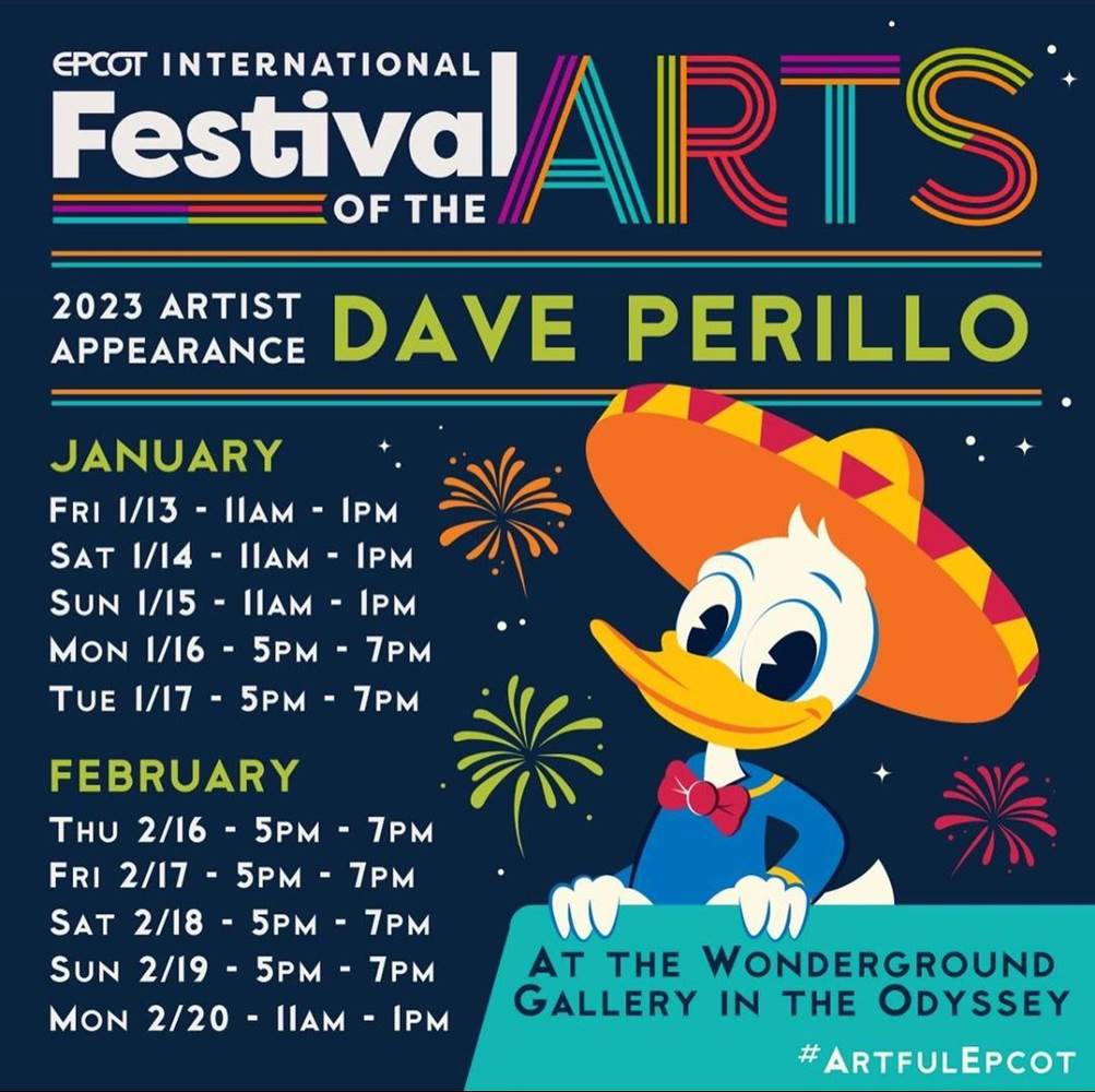 Artist Dave Perillo Previews Gran Fiesta Tour Art for the EPCOT ...