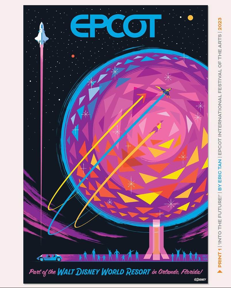 Artist Eric Tan Previews Artwork for the EPCOT International Festival ...