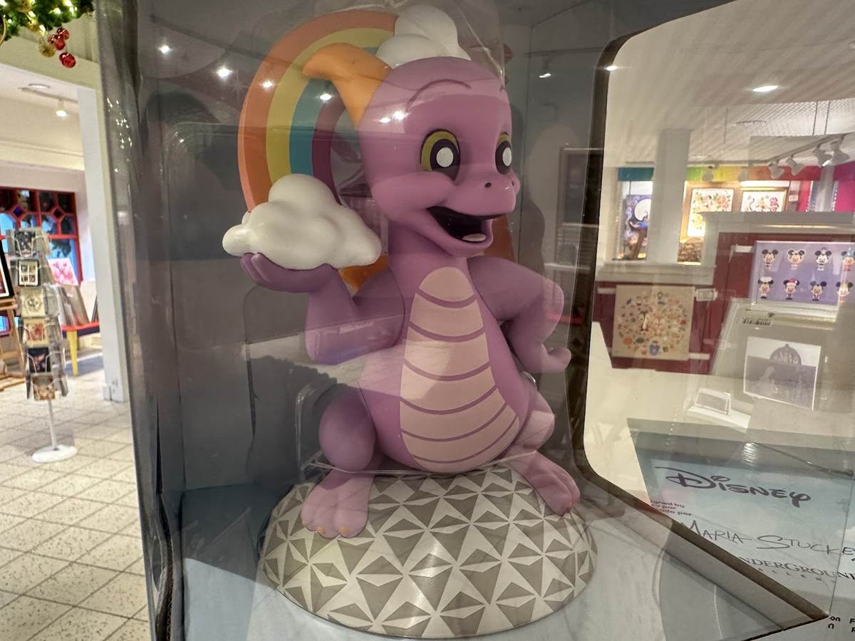 New Figment Wonderground Gallery Figure Appears At Walt Disney World ...