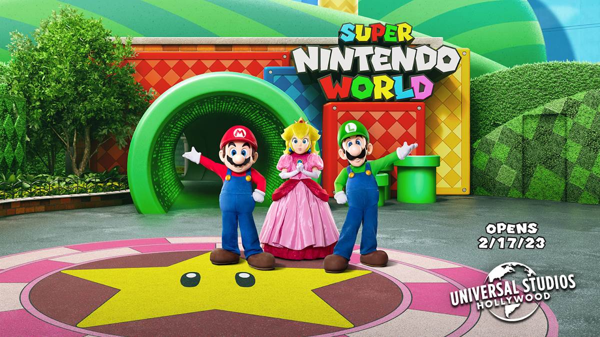 Super Nintendo World Opening on February 17 at Universal Studios Hollywood