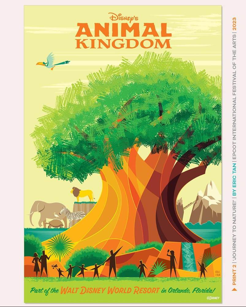 Artist Eric Tan Previews Artwork for the EPCOT International Festival ...