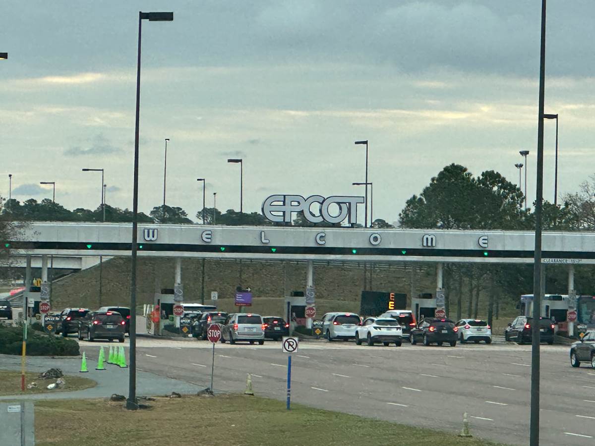Brand New Parking Sign Installed at EPCOT