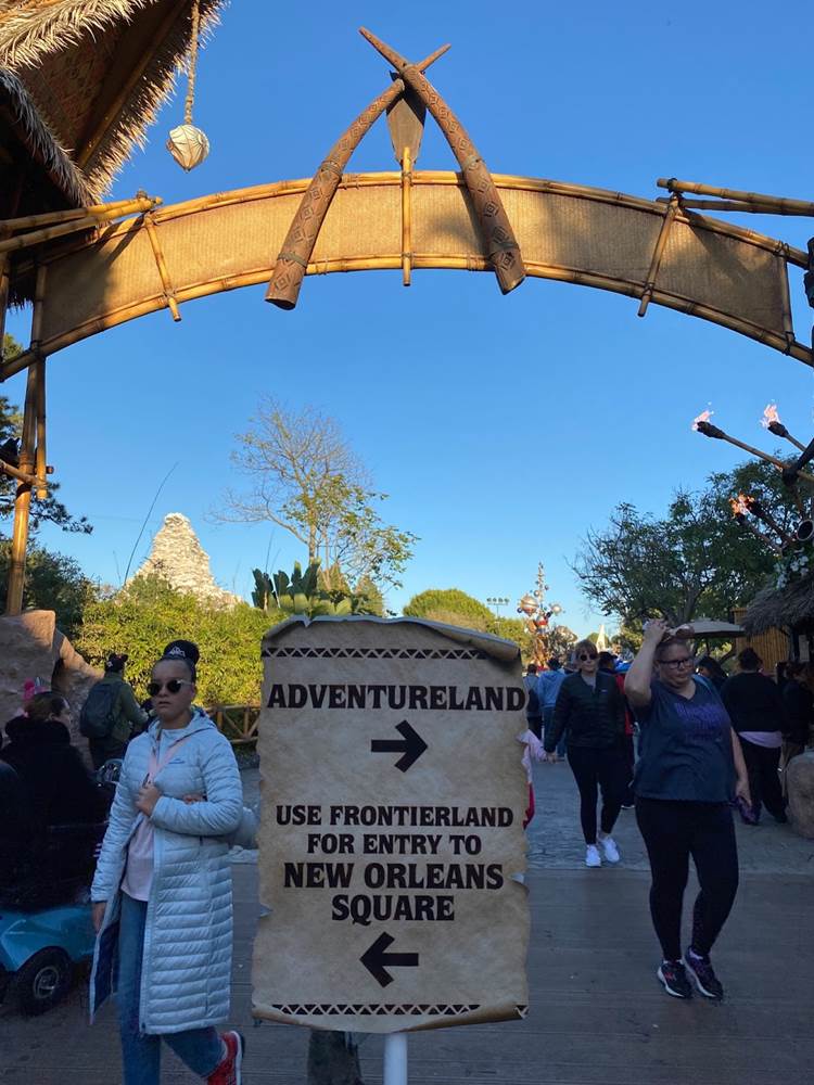 Photos: Construction Walls Create a Dead End in Adventureland at ...