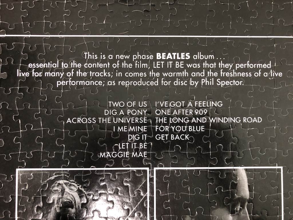 Entertainment Earth Spotlight: The Beatles Let It Be 1,000 Piece Jigsaw ...