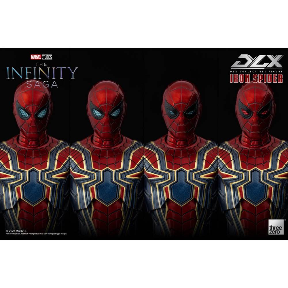 Infinity Saga DLX Iron Spider Action Figure by Threezero Now Available ...