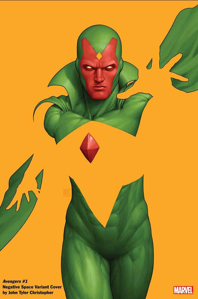 Vision Stands Out In New Variant Cover of "Avengers #1" In May ...