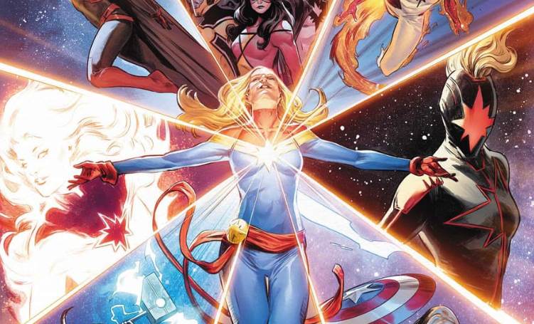Cover Revealed for Writer Kelly Thompson's Final "Captain Marvel" Issue ...