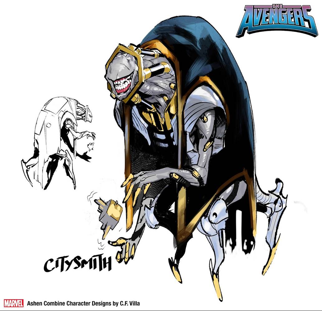 Marvel Introduces New Villains The Ashen Combine for New "Avengers ...