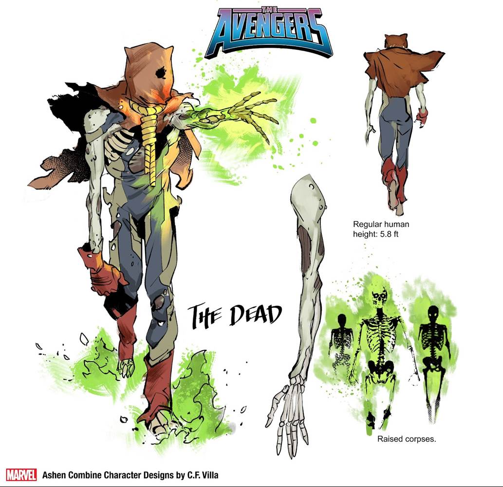 Marvel Introduces New Villains The Ashen Combine for New "Avengers" Comic Series - LaughingPlace.com