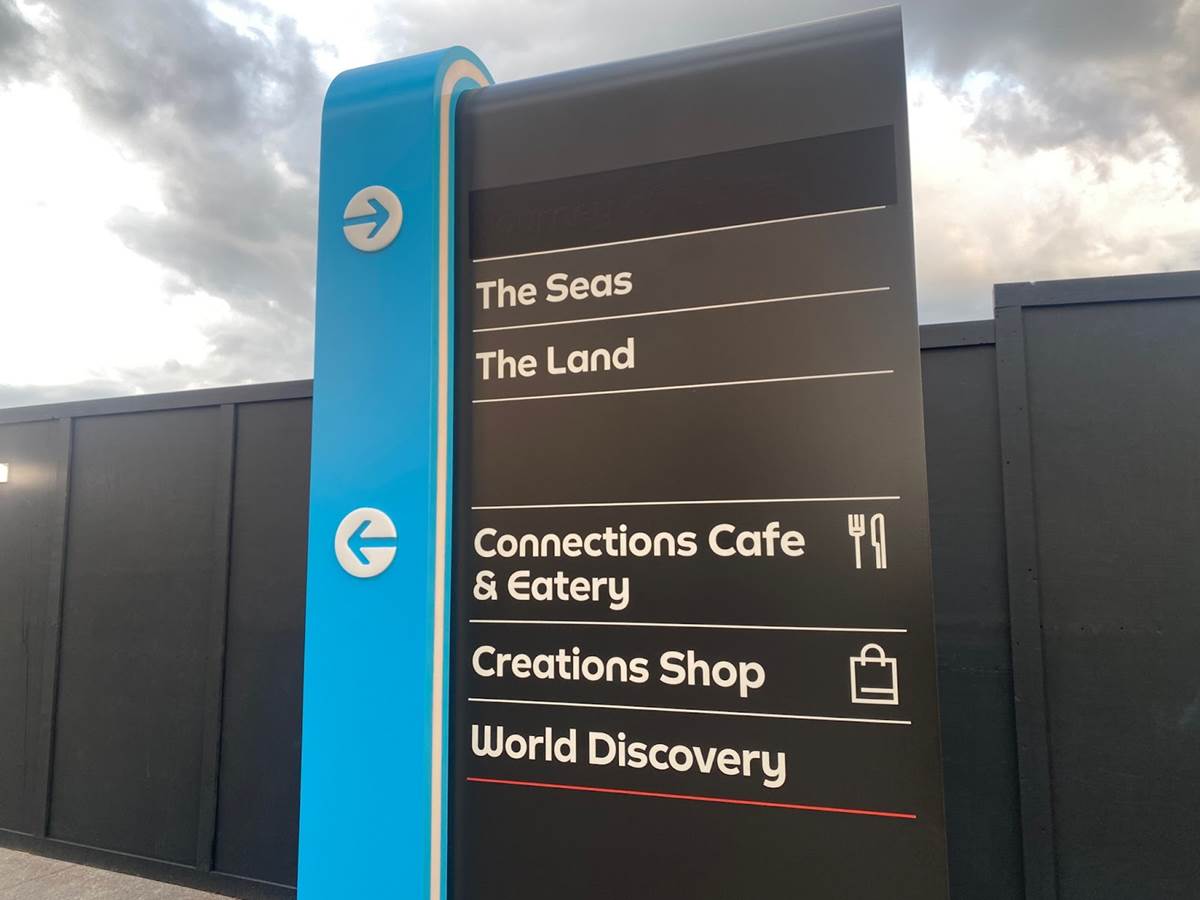 Photos: New World Celebration Directional Signage Appears at EPCOT ...