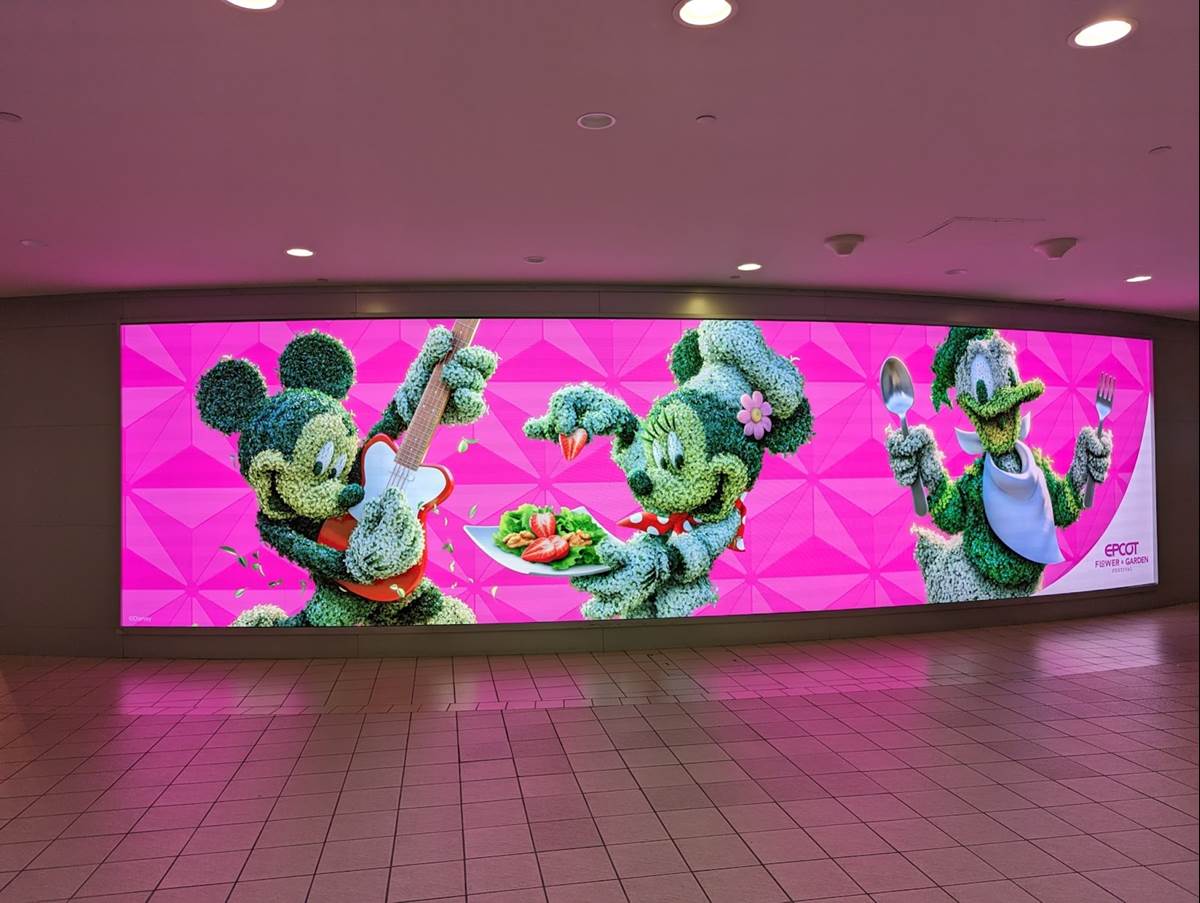 Photos: Updated Walt Disney World Advertisements at MCO Magic of Disney ...