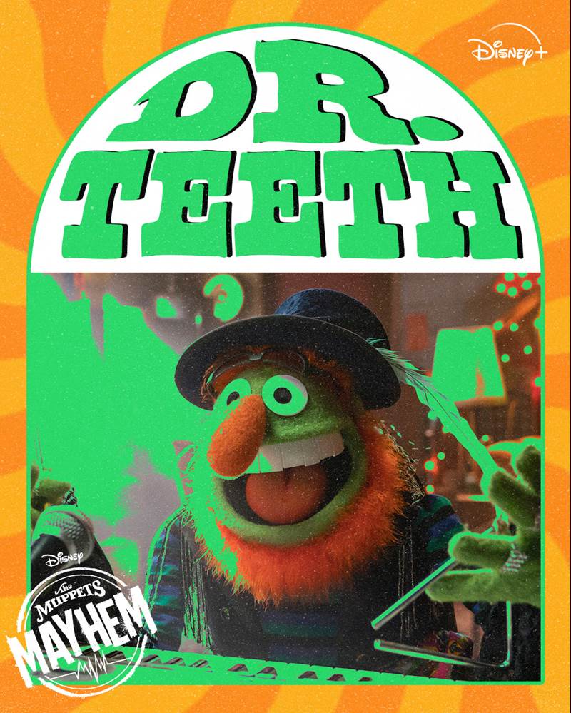 Character Posters Introduced For New Disney+ Series "The Muppets Mayhem ...