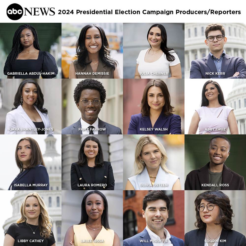 ABC News Announces 2024 Presidential Election Campaign Producers and ...