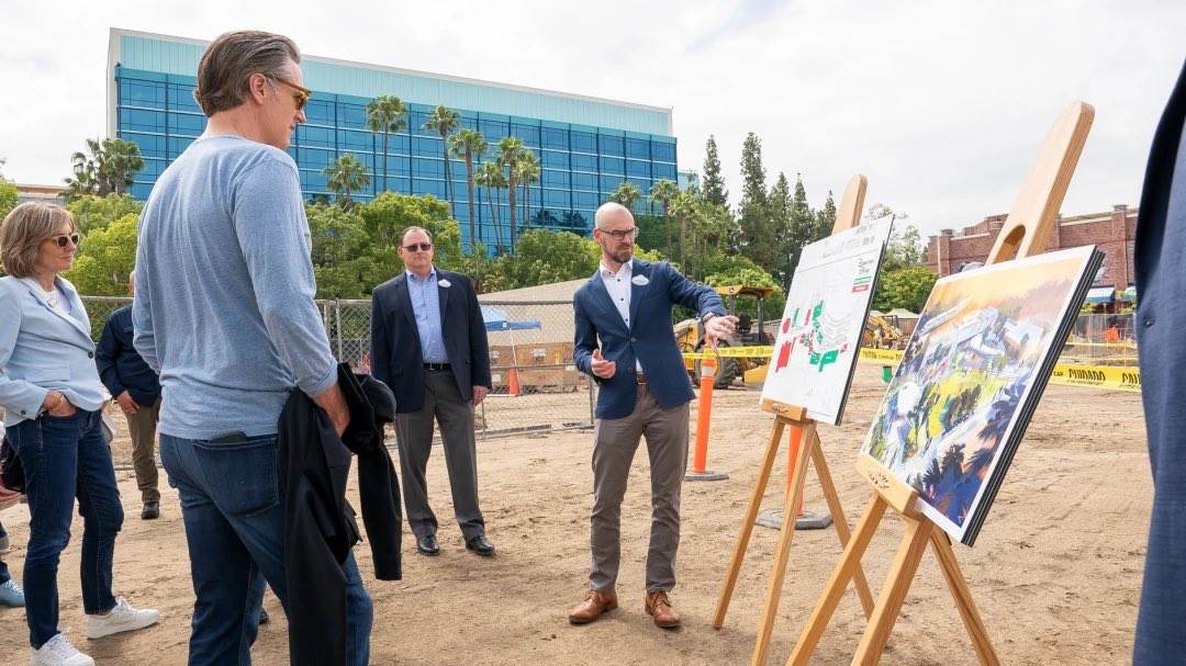California Governor Gavin Newsom Previews DisneylandForward with Bob ...